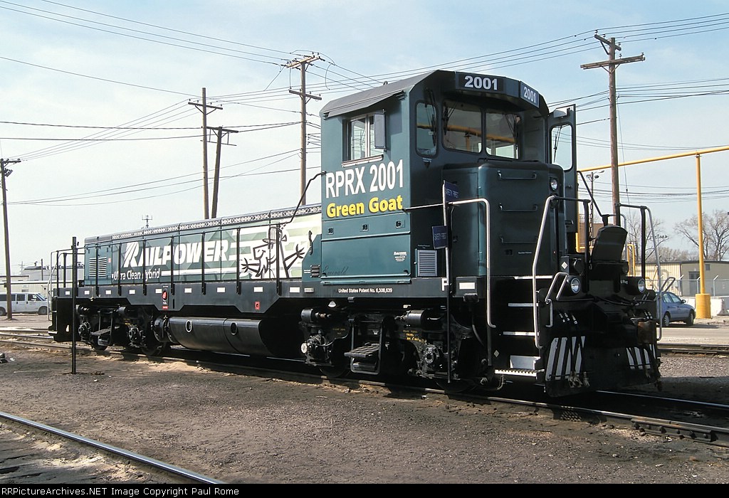RPRX 2001, RailPower GG20B Demonstrator on the UPRR